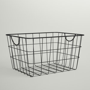 Dotted Line™ Albie Utility Metal/Wire Basket & Reviews | Wayfair