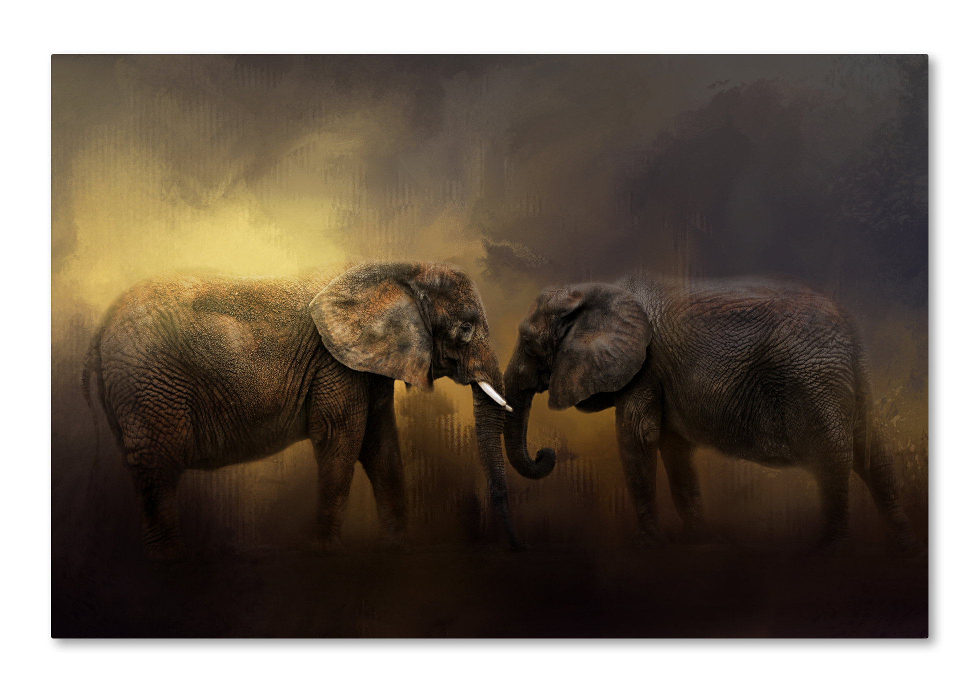 World Menagerie Together Through The Storms On Canvas by Jai Johnson ...