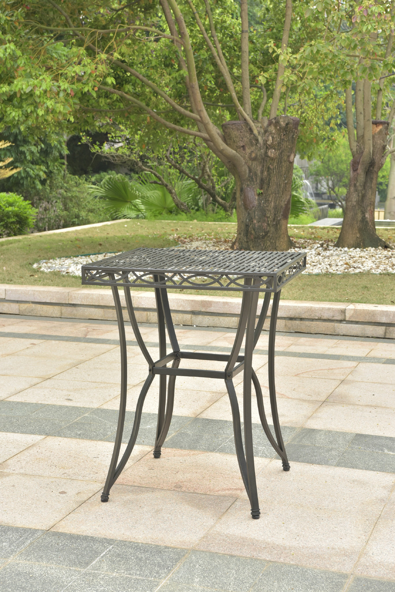 Lark Manor Anzum Iron Bar Table & Reviews | Wayfair