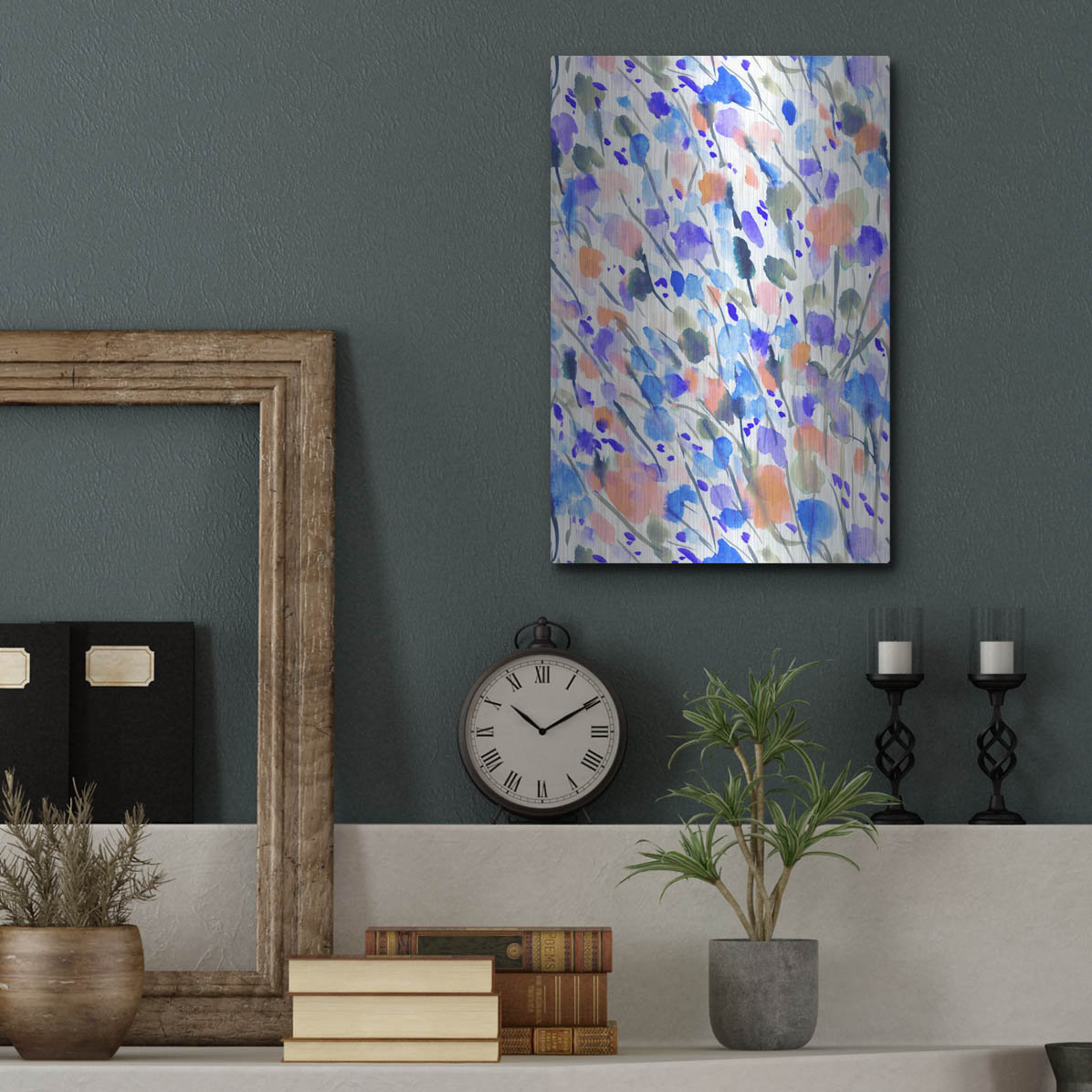 Ivy Bronx 'Wild Nature Blue' by Jacqueline Maldonado, Metal Wall Art ...