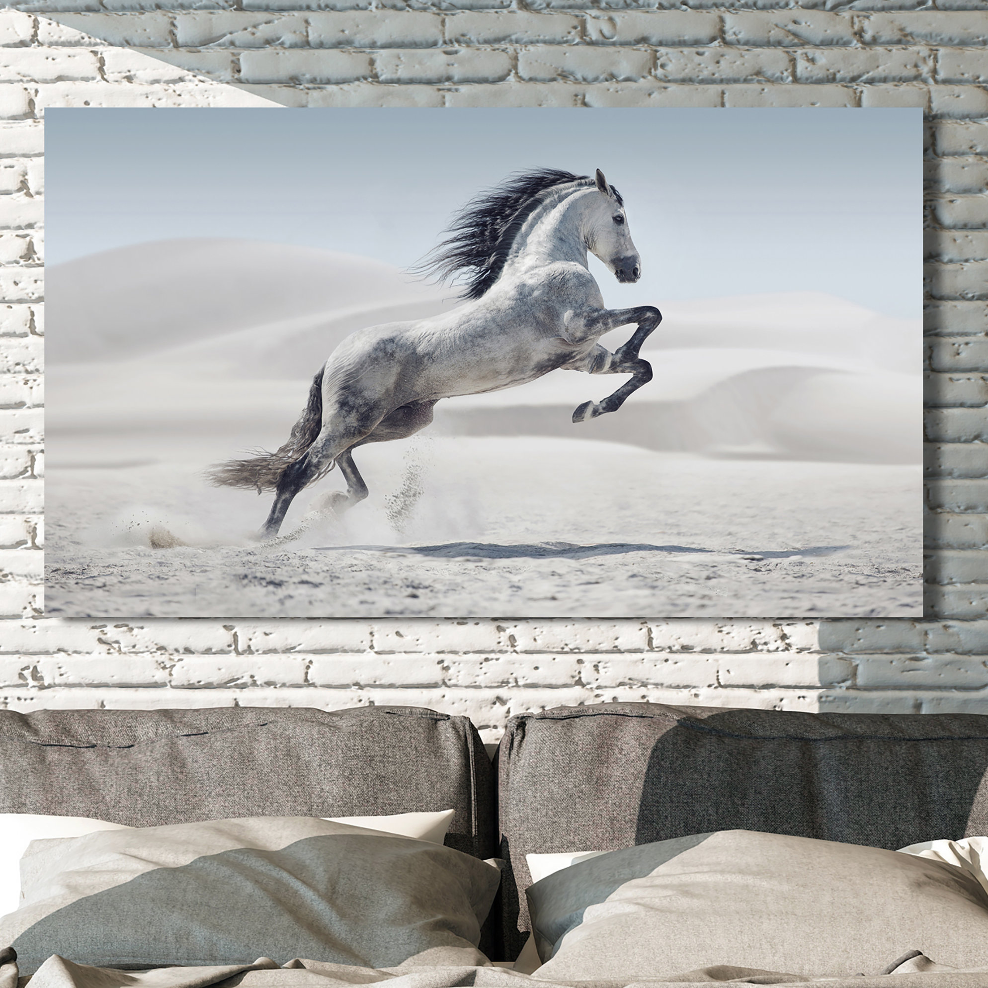 Picture Perfect International 'The Winter Stallion' Photographic Print ...