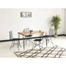 Wrought Studio™ Modern Wire Dining Chair Featuring Black Metal And ...