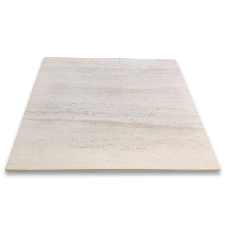 Marble Online Moleanos 24" x 24" Marble Grid Mosaic Wall & Floor Tile ...