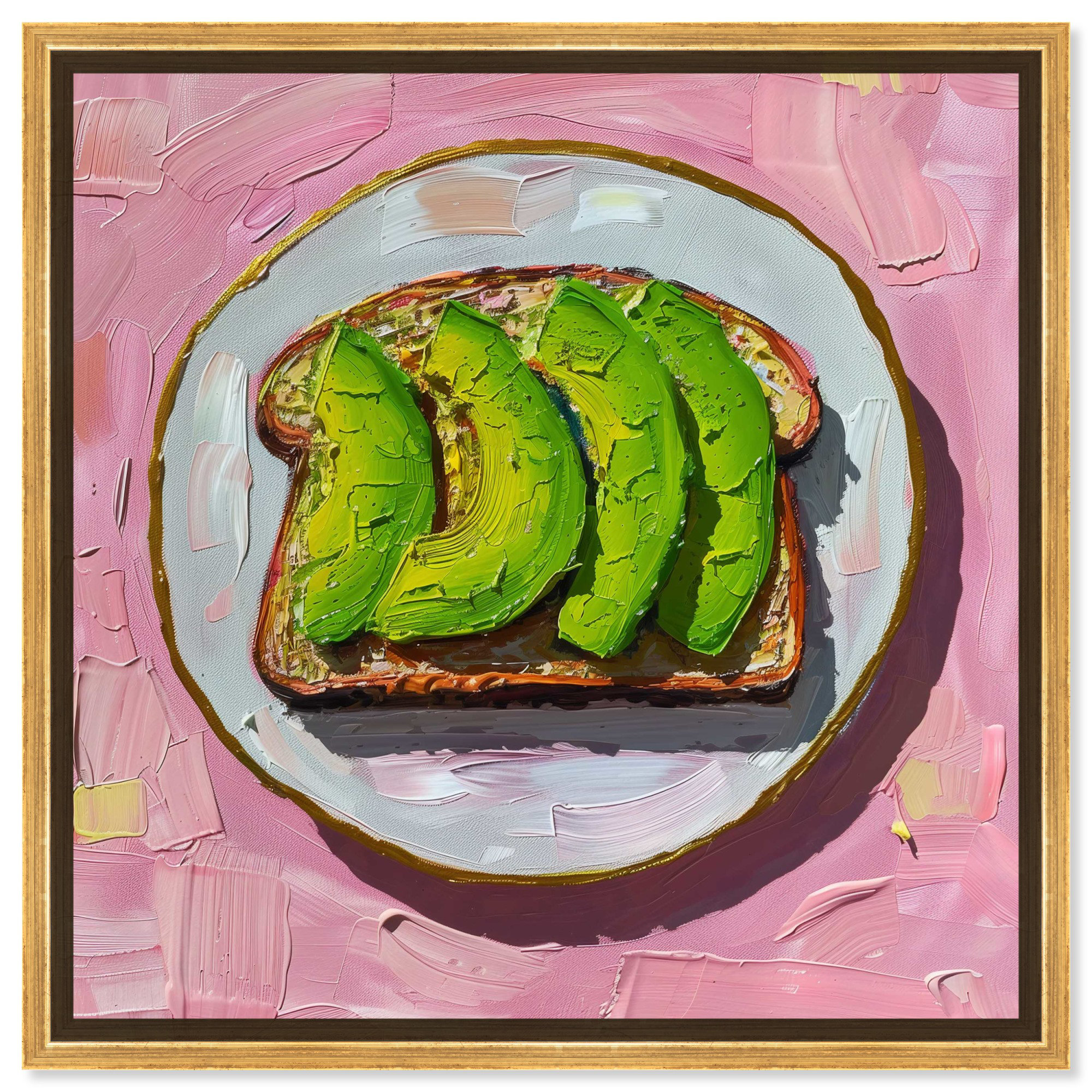 Art Remedy Avocado Toast Canvas Trendy Kitchen Art by Art Remedy | Wayfair