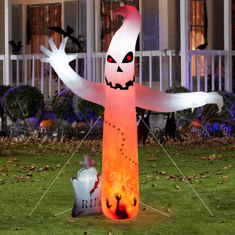 The Holiday Aisle® Halloween Ghost Inflatable Decor | Wayfair
