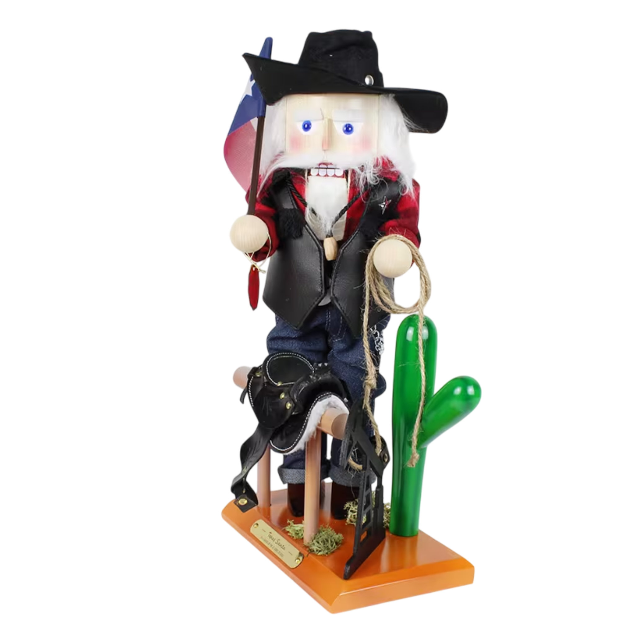 Steinbach Wooden Texas Santa Nutcracker, 16.5in | Wayfair