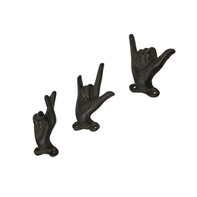 hand gesture wall hooks