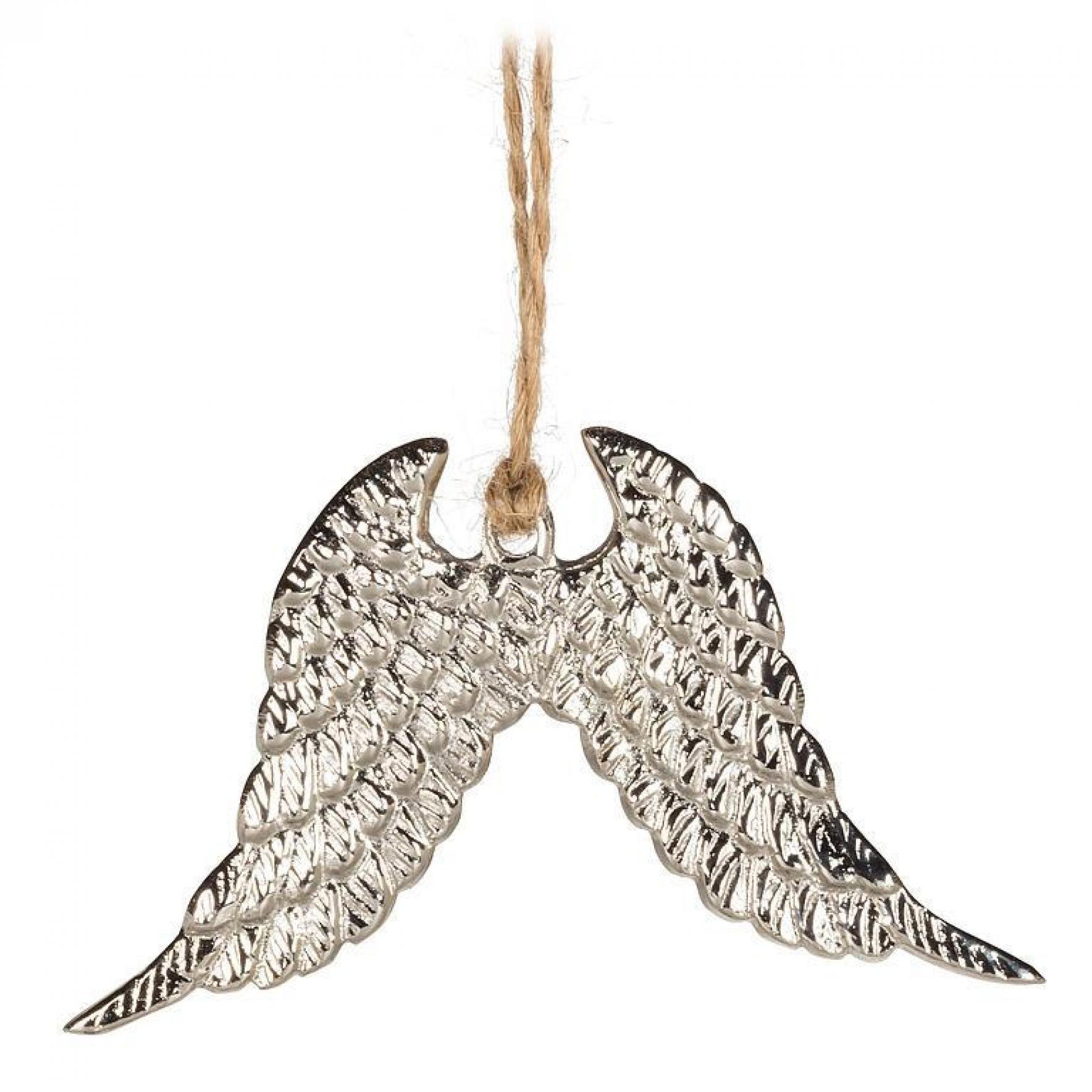 The Holiday Aisle® Simple Flat Angel Wings Ornament | Wayfair