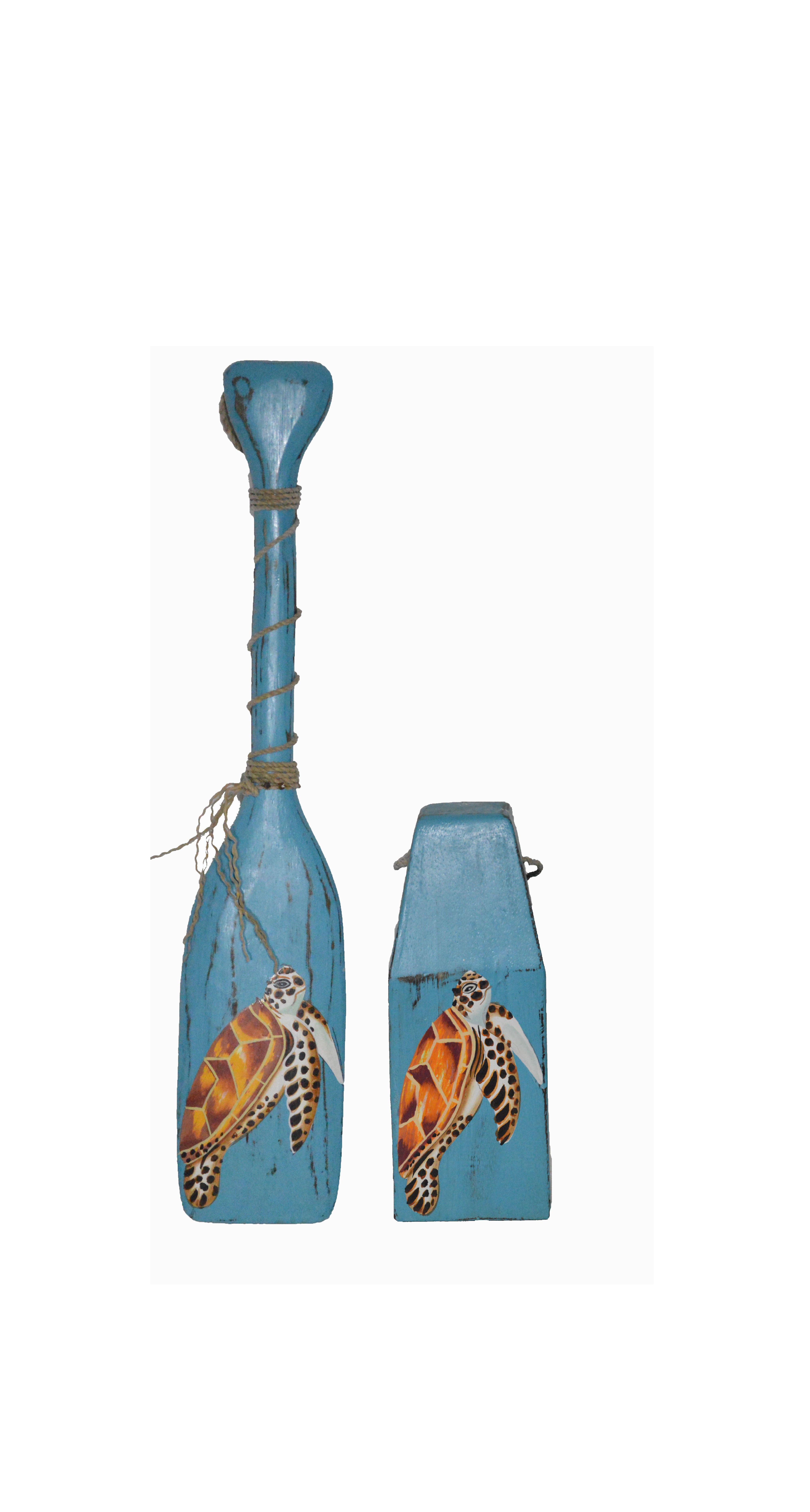 Bay Isle Home™ Buoy And Paddle Set Hand Carved Beautiful Wood Sea ...