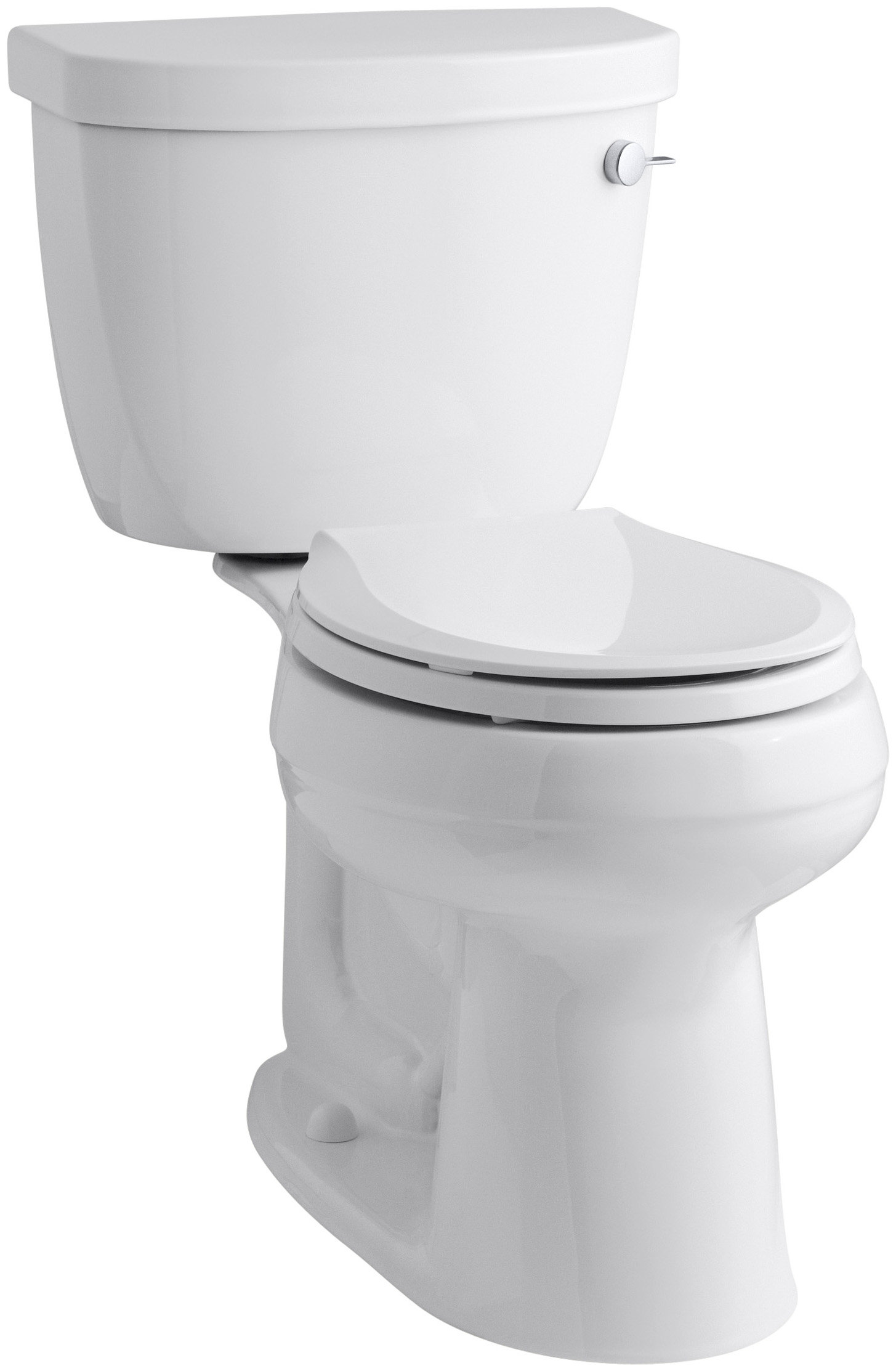 Kohler Cimarron Comfort Height Two-Piece Round-Front 1.28 GPF Toilet ...