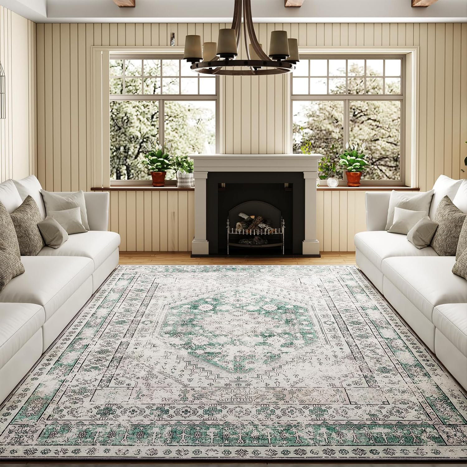 Bungalow Rose Area Rugs For Bedroom Living Room 6X9 Washable Area Rug ...