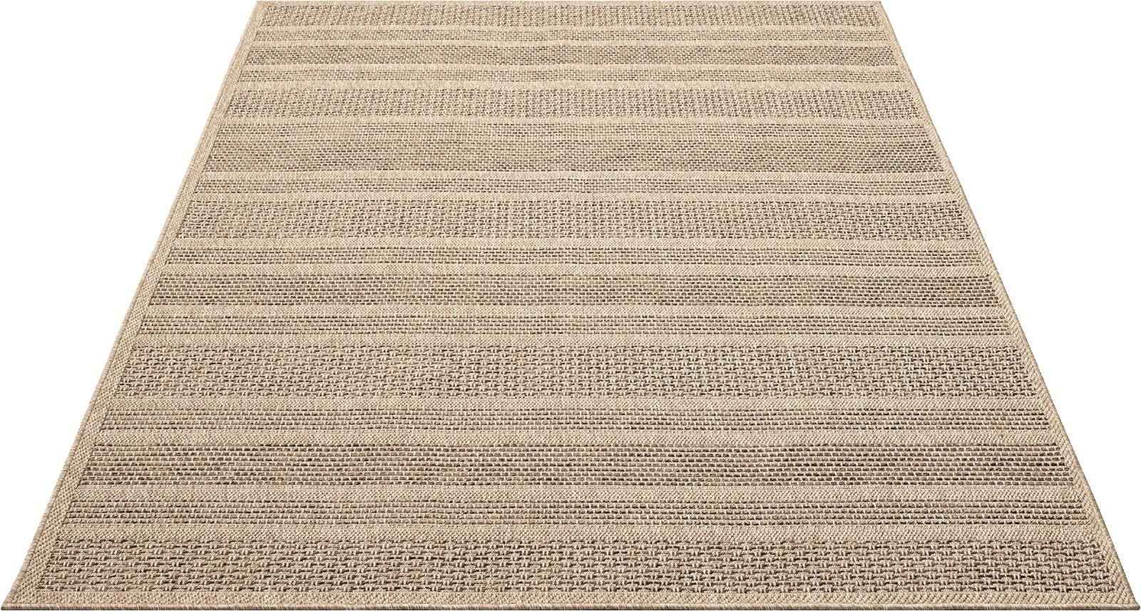 17 Stories The rug Tessera- robust indoor and outdoor rug in a natural ...