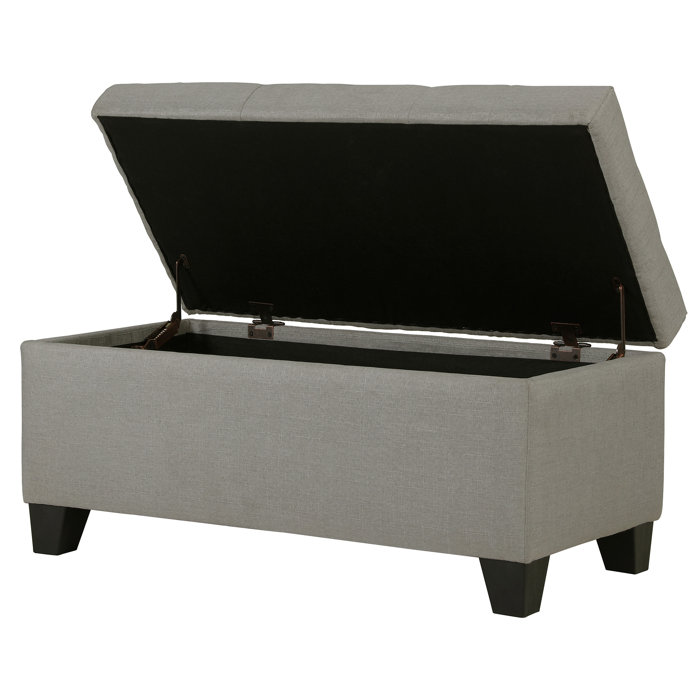 Latitude Run® Polyester Upholstered Storage Bench | Wayfair