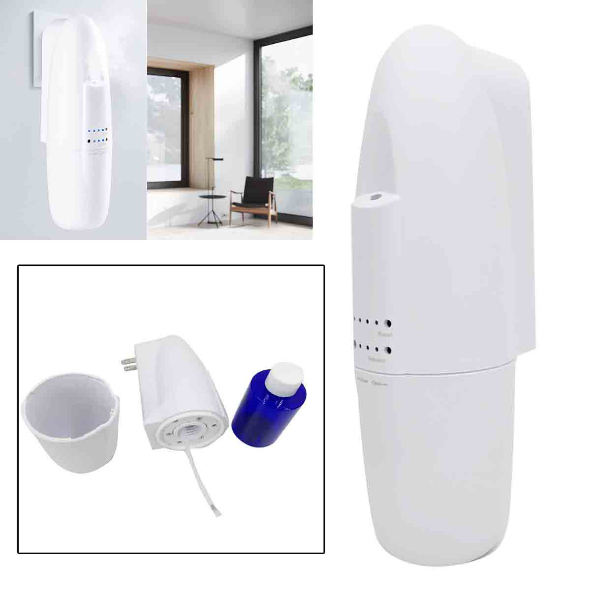 Symple Stuff Smart Waterless Aromatherapy Essential Oil Diffuser Plug ...