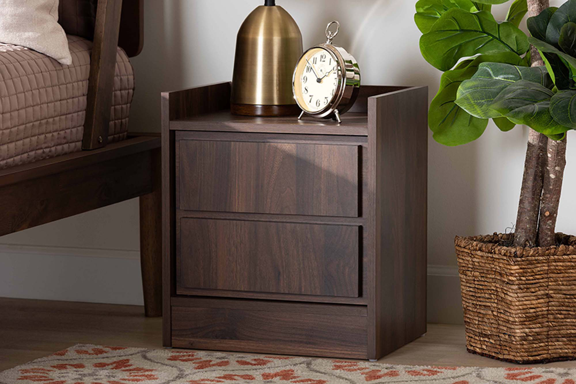 George Oliver Table de chevet 1 porte Caden Cassidi - Wayfair Canada