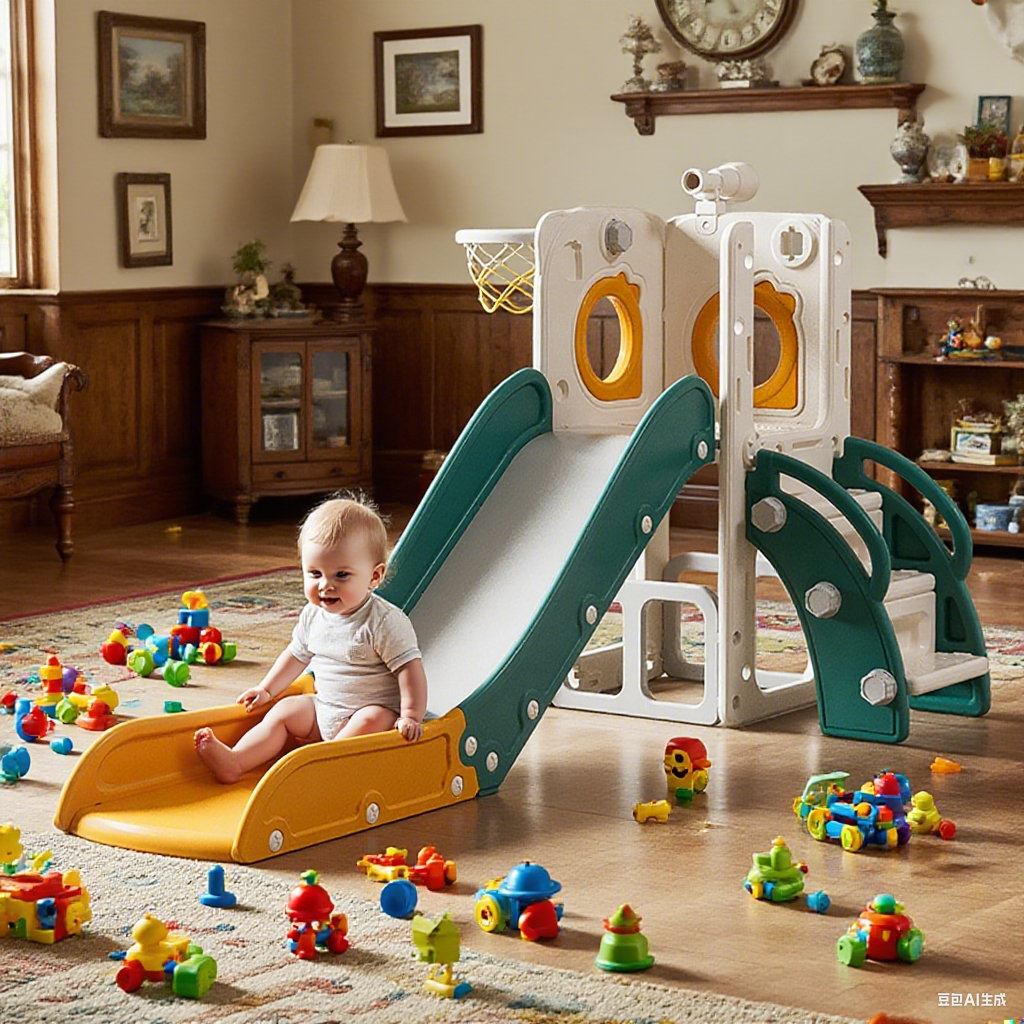 Feanch Toddler Slide 6 In 1 Kids Slides Outdoor Playset Indoor ...