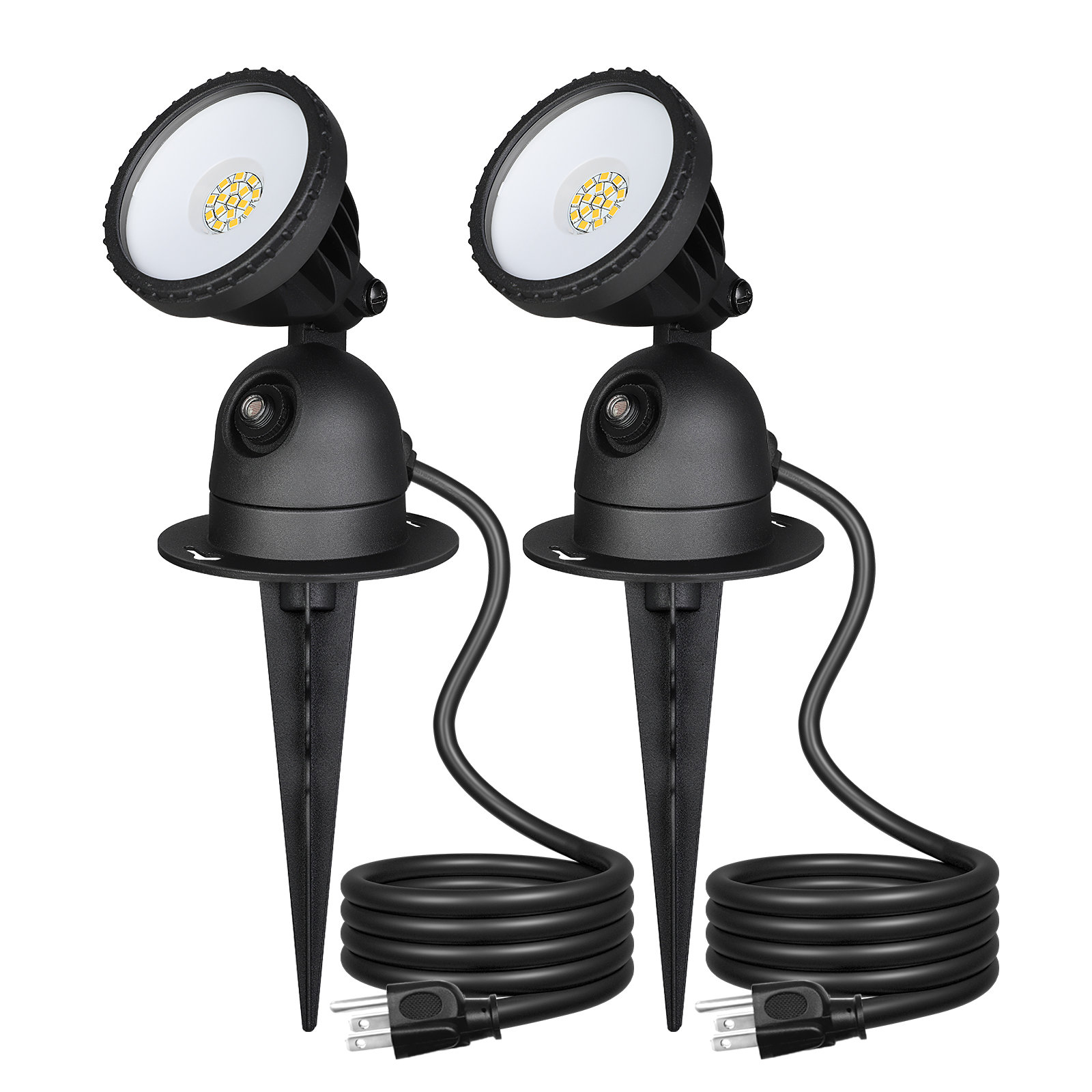 EDISHINE Black Plug-in Integrated LED Aluminum Spot Light & Reviews ...