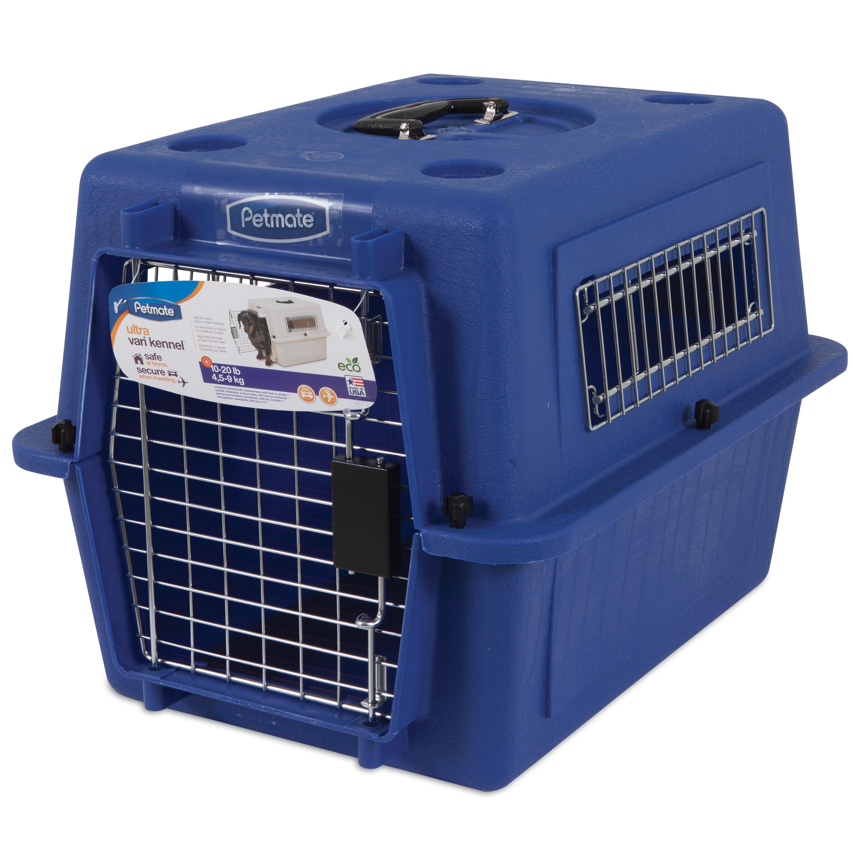 Petmate Vari-Kennel Portable Small Dog Crate in Blue | Wayfair