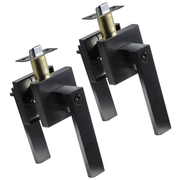 VEVOR Black Passage (Hall & Closet) Door Lever | Wayfair