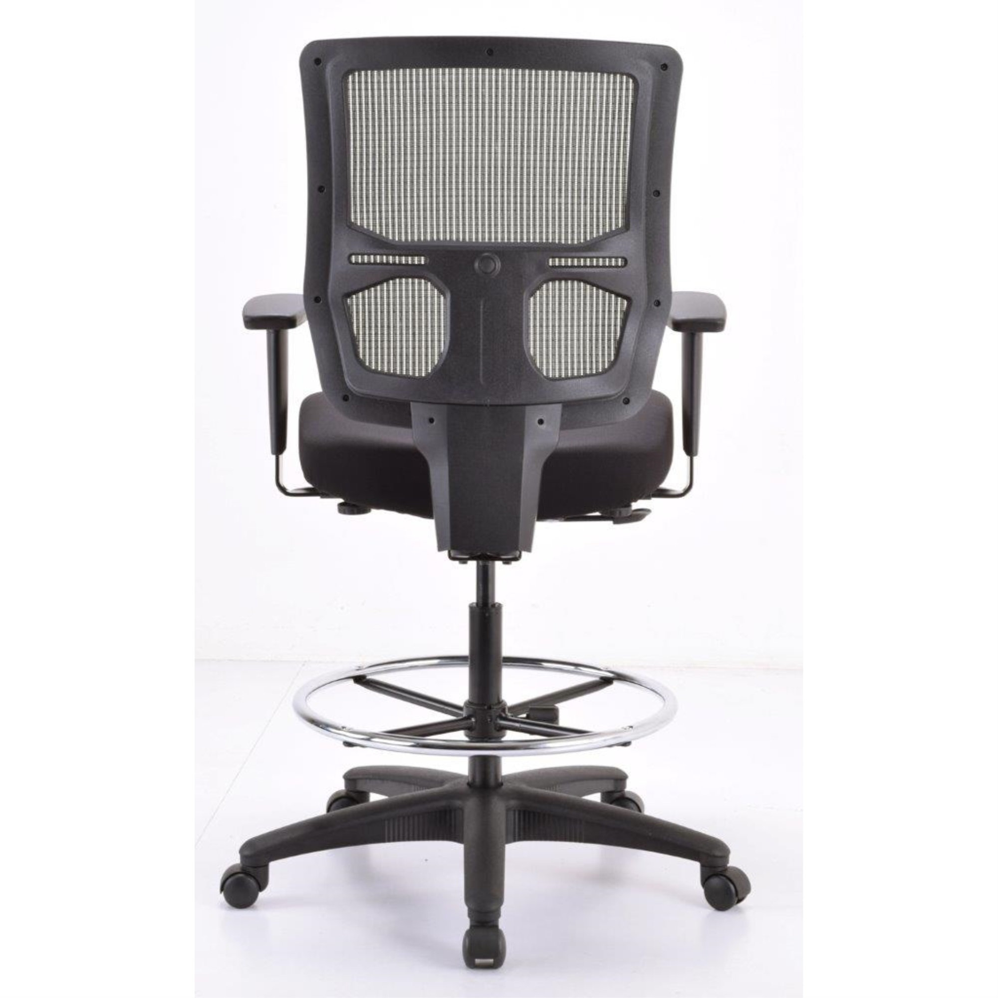 Inbox Zero Adjustable Swivel Mesh Rolling Drafting Chair | Wayfair