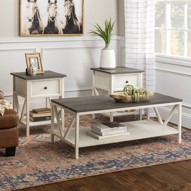 Rosalind Wheeler 3 - Piece Living Room Table Set & Reviews | Wayfair