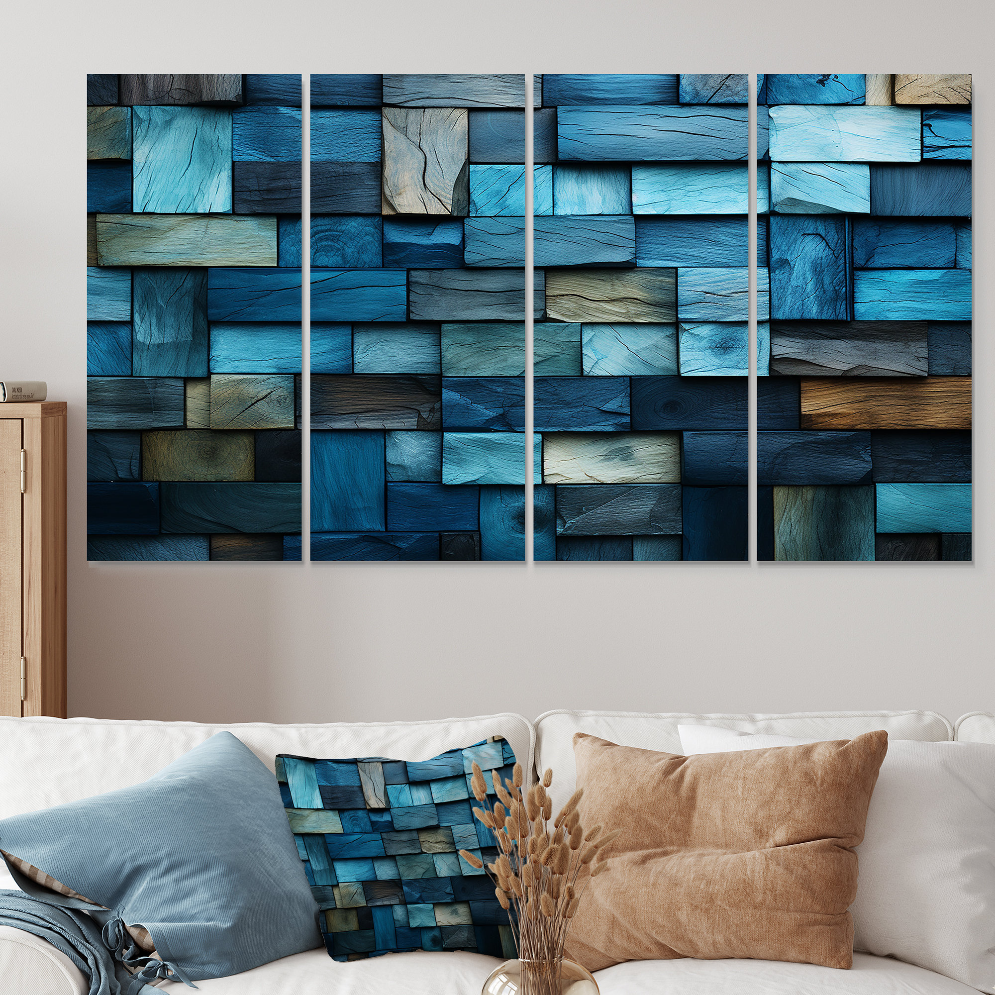 Latitude Run® Boho Earth Element Stones Mosaic III - Boho Mosaic 4 ...