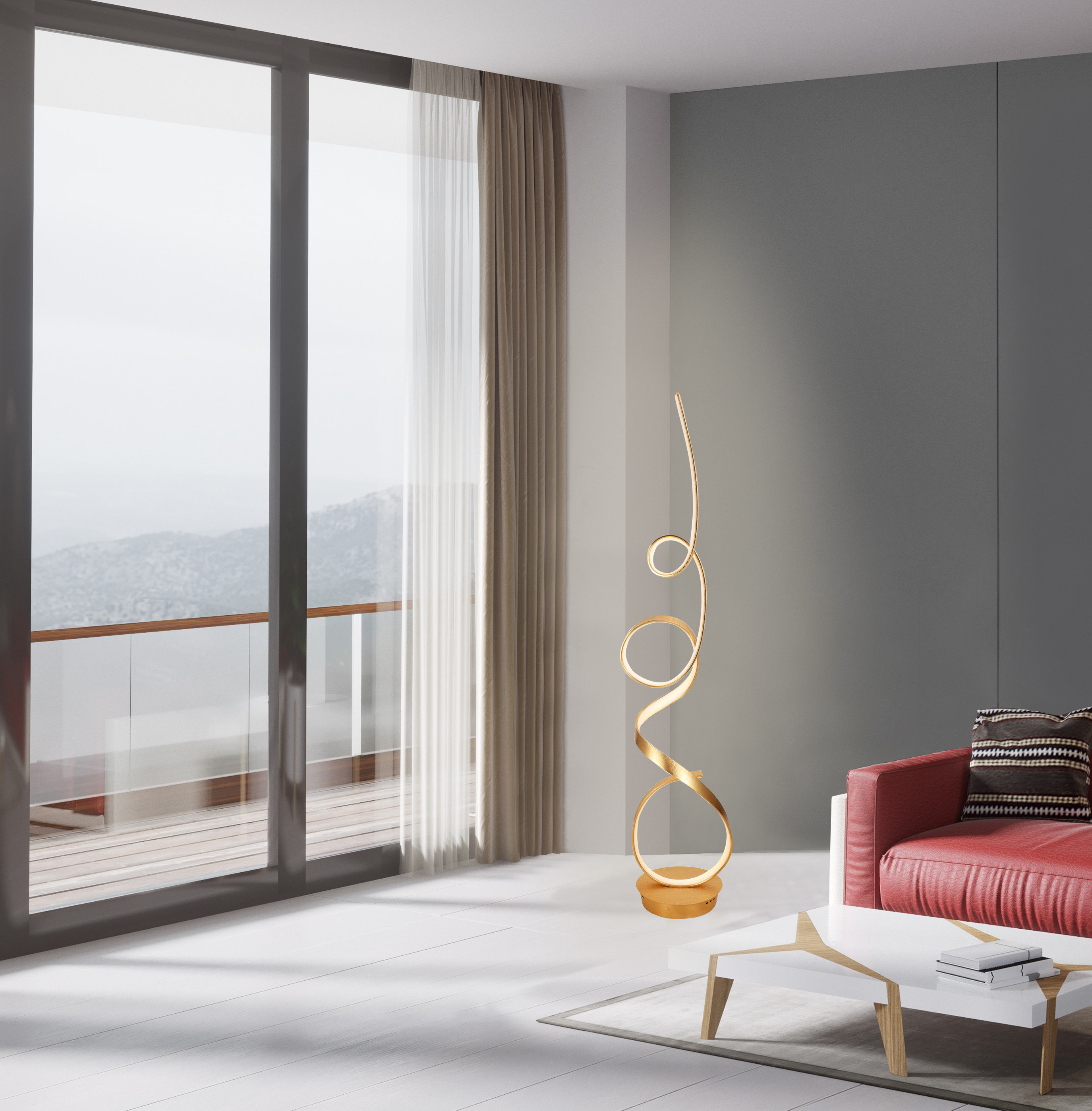 Willa Arlo™ Interiors Mankato 63" LED Novelty Floor Lamp "& Reviews ...