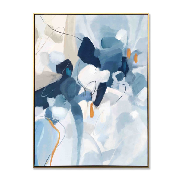 A&E Bath and Shower Framed On Canvas Painting | Wayfair