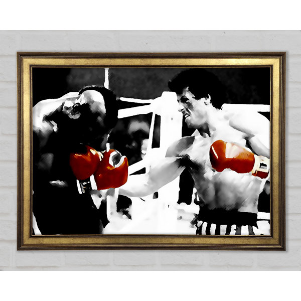 Brayden Studio Rocky 3 Red Boxing Gloves - Print | Wayfair.co.uk