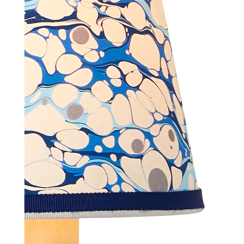 Currey & Company Marble Blue Lace Paper Tapered Chandelier Shade | Wayfair