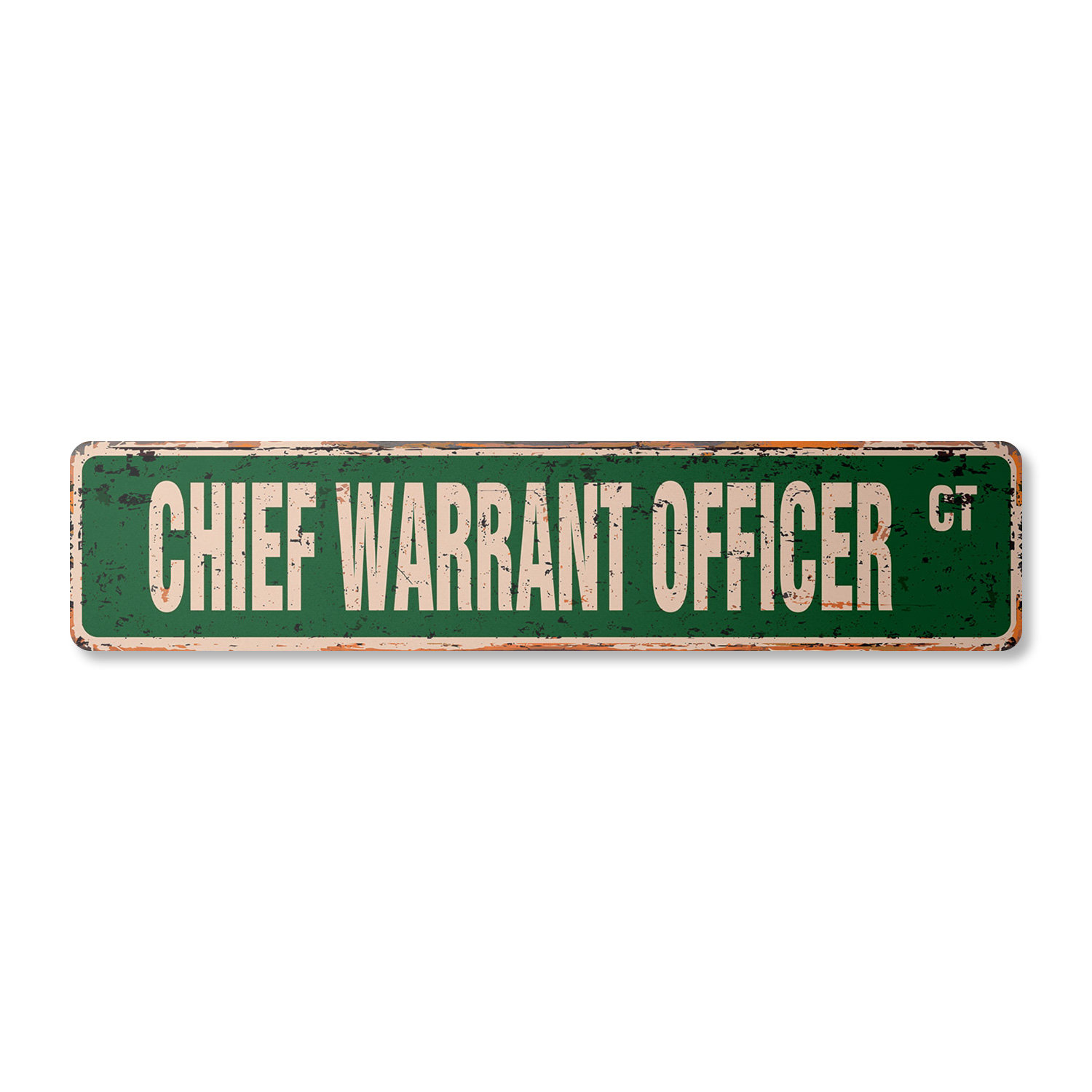 SignMission Chief Warrant Officer Street Sign Aluminum 4" X 18 ...