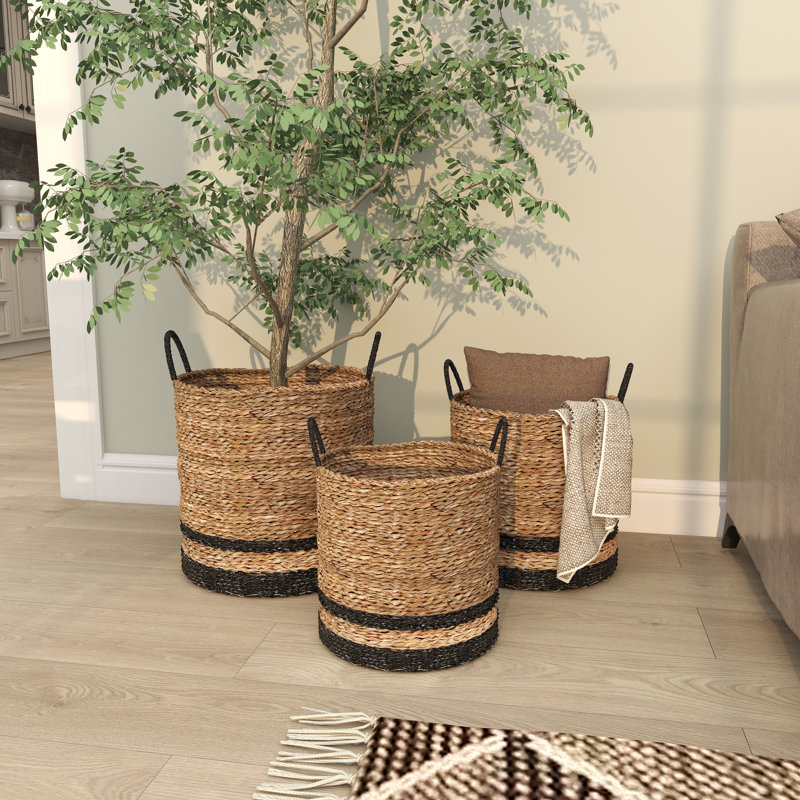 Joss & Main Woven 3 Piece Seagrass Basket Set & Reviews - Wayfair Canada