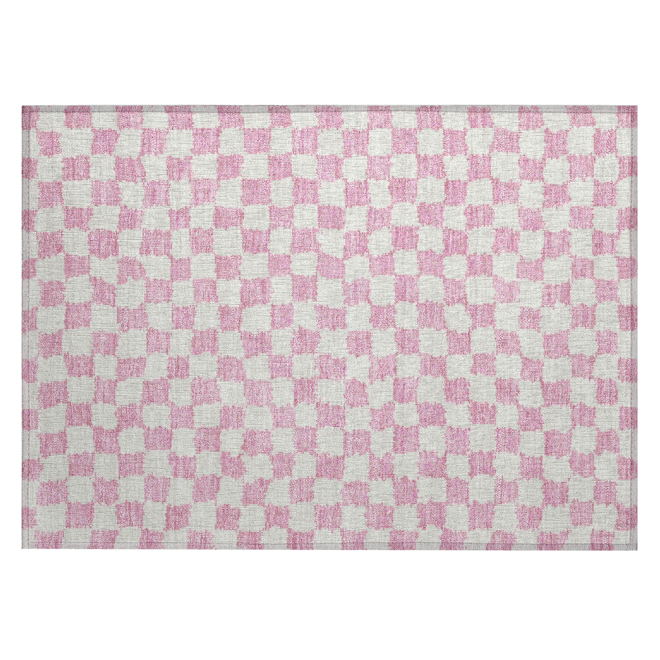 Bungalow Rose Machine Washable Indoor/Outdoor Xhevrie Pink Rug | Wayfair