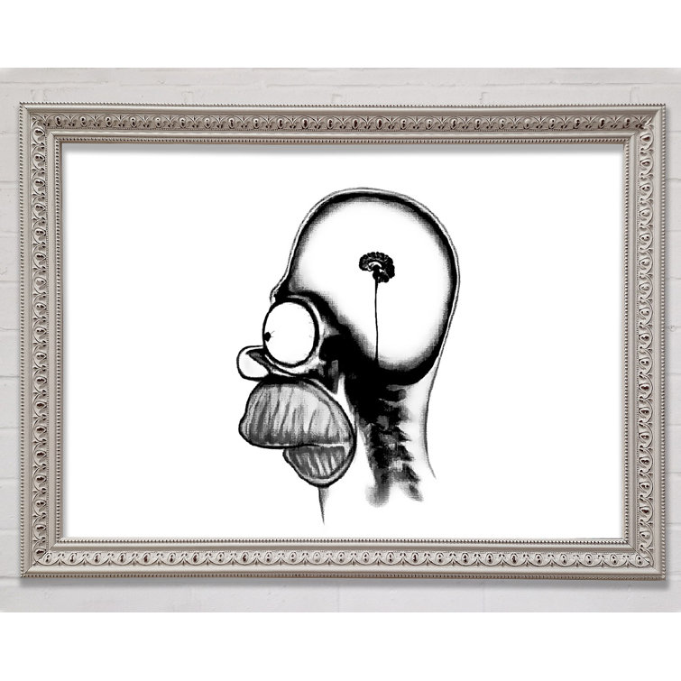 Rosalind Wheeler The Simpsons Homer Small Brain B N W - Single Picture ...