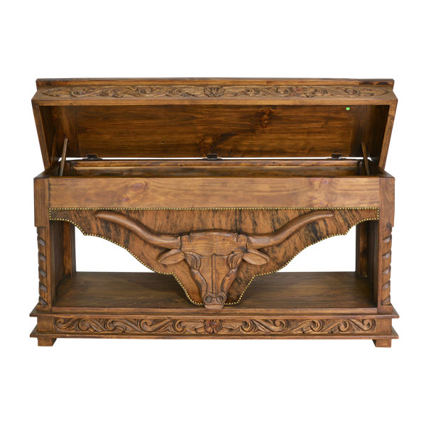 LMT Design Lift-top Hand Carved Console | Wayfair
