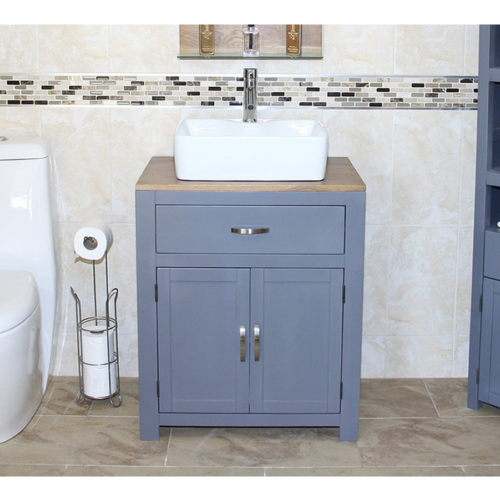 August Grove Breanna 700mm Free-standing Vanity Unit | Wayfair.co.uk