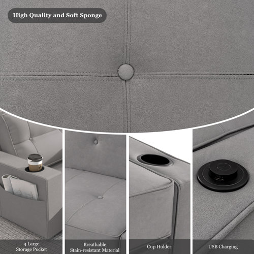 Latitude Run® Dedria 41'' Wide Convertible Chair | Wayfair