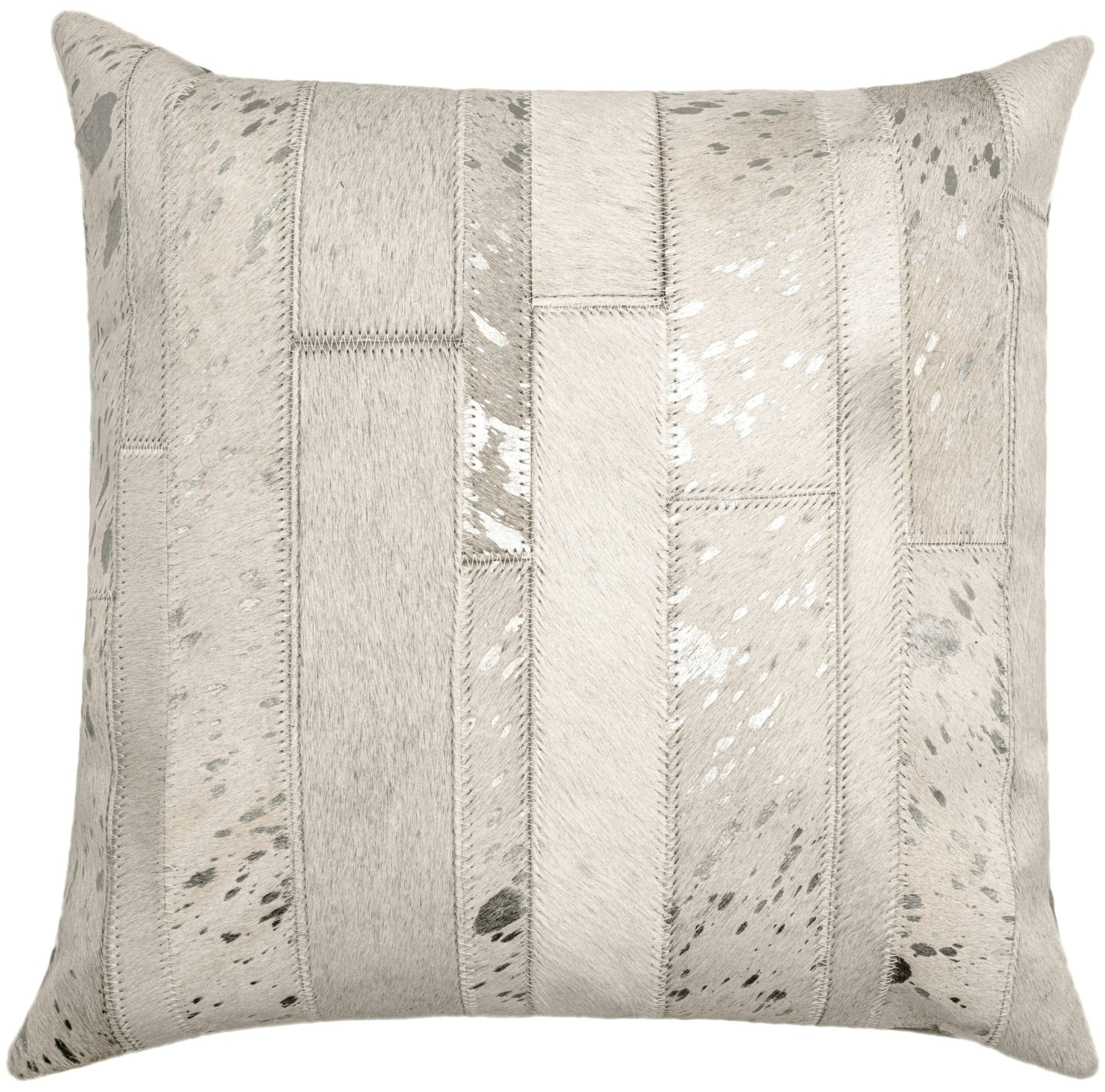 Canvello Genuine Cowhide Leather Decorative Pillows - Handmade ...
