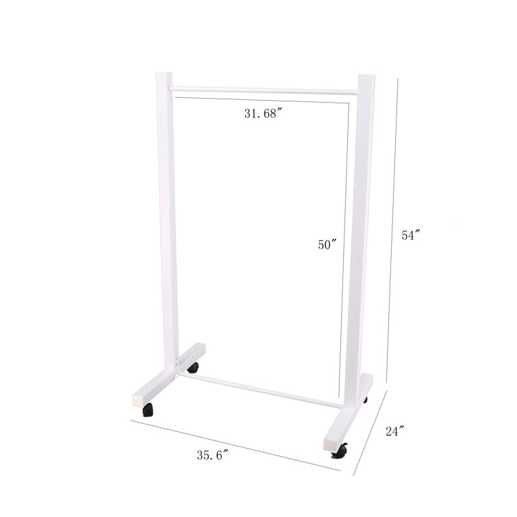 FixtureDisplays X-Ray Lab Rolling Lead Apron Rack | Wayfair