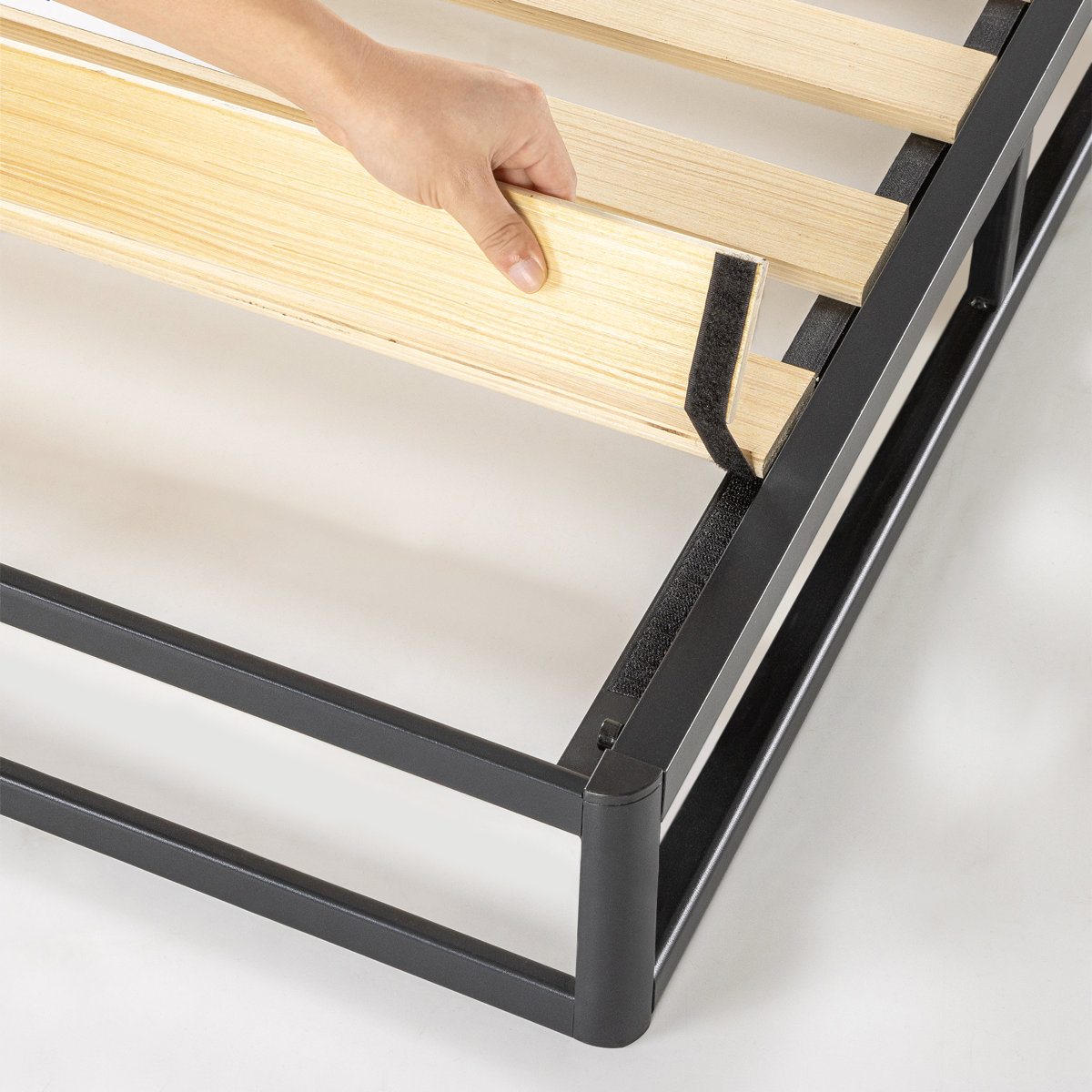 Mellow Metal Box Spring with Wood Slats & Reviews | Wayfair