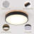 East Urban Home Modern Simply Design Circle Wood LED Flush Mount ...