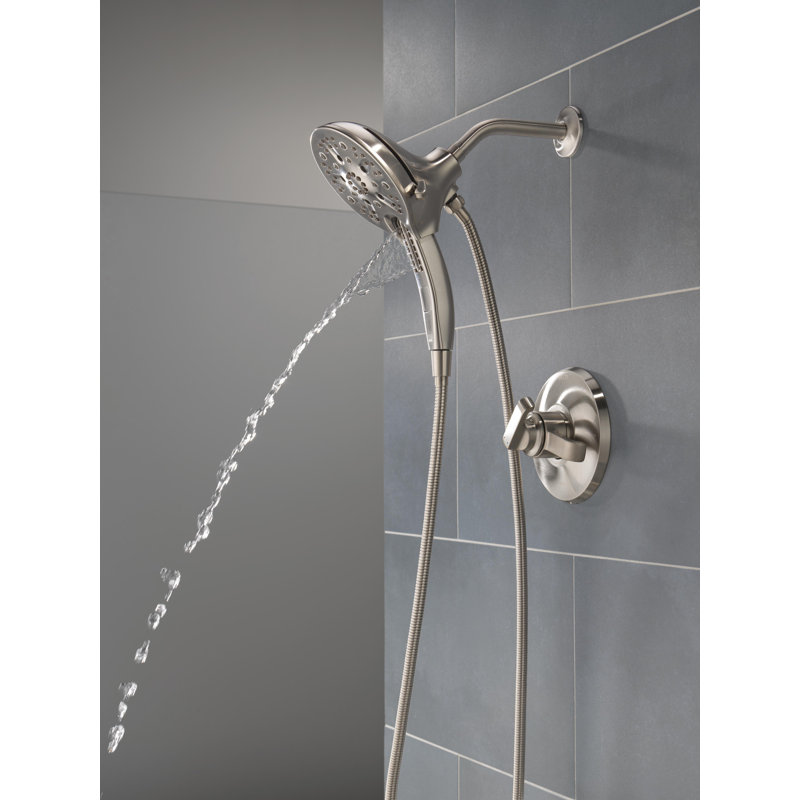 Delta Tetra 17 Series Dual-Function Shower Faucet Trim, In2ition Shower ...