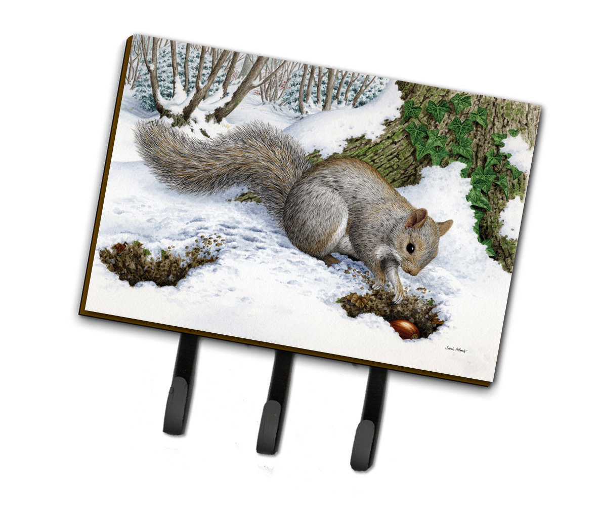 East Urban Home Squirrel Wall Key Organizer with Key Hooks | Wayfair
