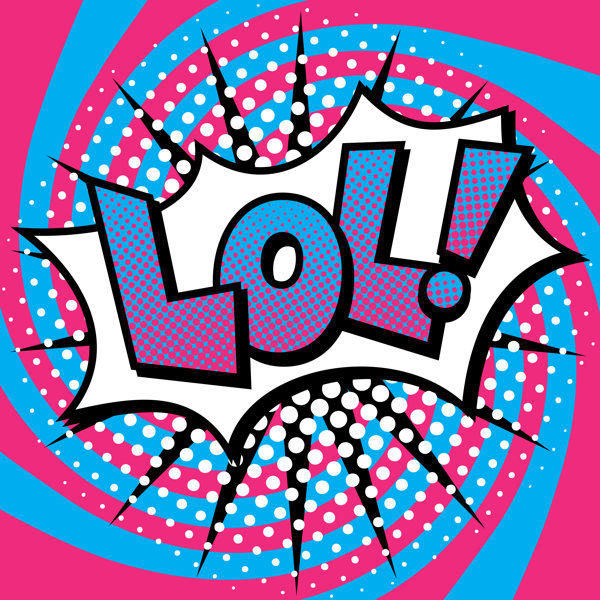 Winston Porter Keriona Pop Art Lol! Text Design On Canvas by ...