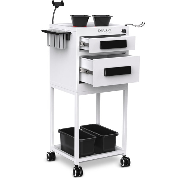 TASALON Multifunctional Utility Cart with Lockable Drawer | Wayfair
