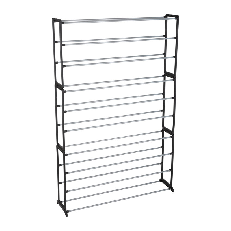 Simplify Stackable 50 Pair Shoe Rack | Wayfair