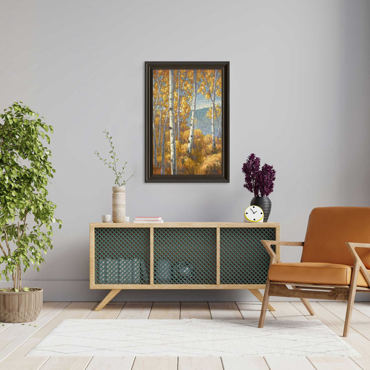 Loon Peak® Aspen Forest I Framed On Paper Painting | Wayfair