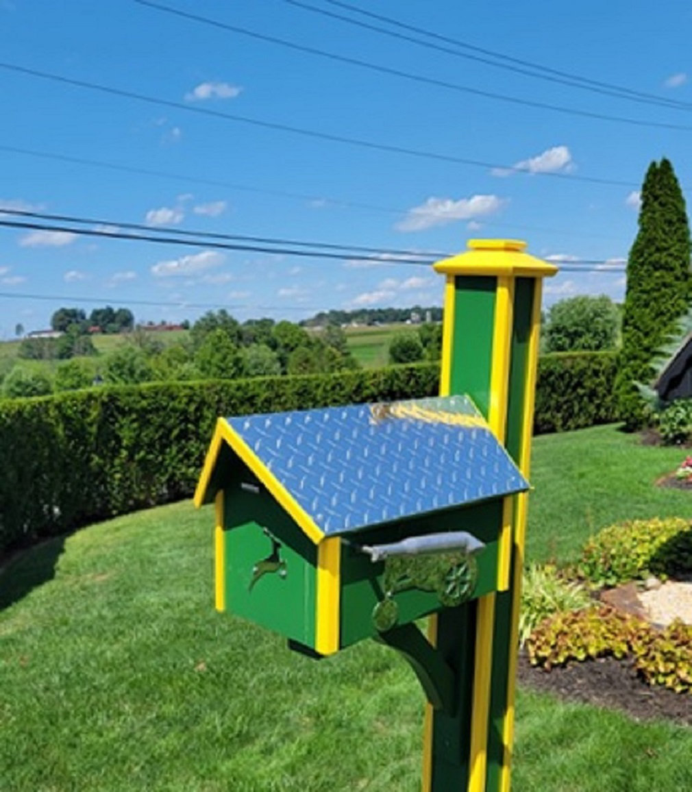 Amish Mailbox, Handmade, Nature Design Barn Style | Wayfair