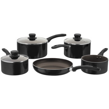 Judge Judge Radiant 5 Piece Non-Stick Saucepan Set, 16/18/20cm pans ...