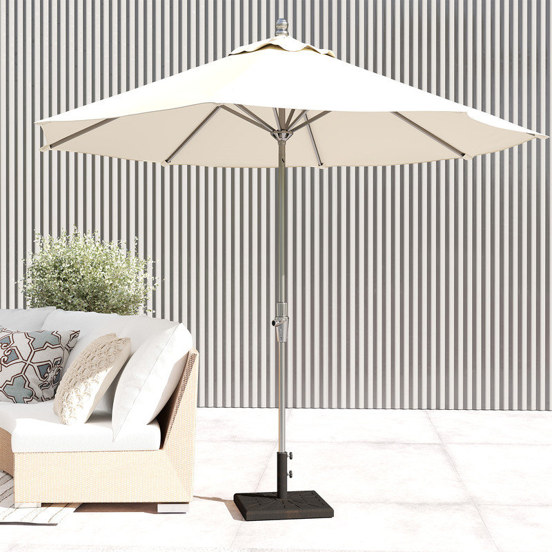 Latitude Run® 42 lb Heavy Duty Square Base Stand for Outdoor Patio ...